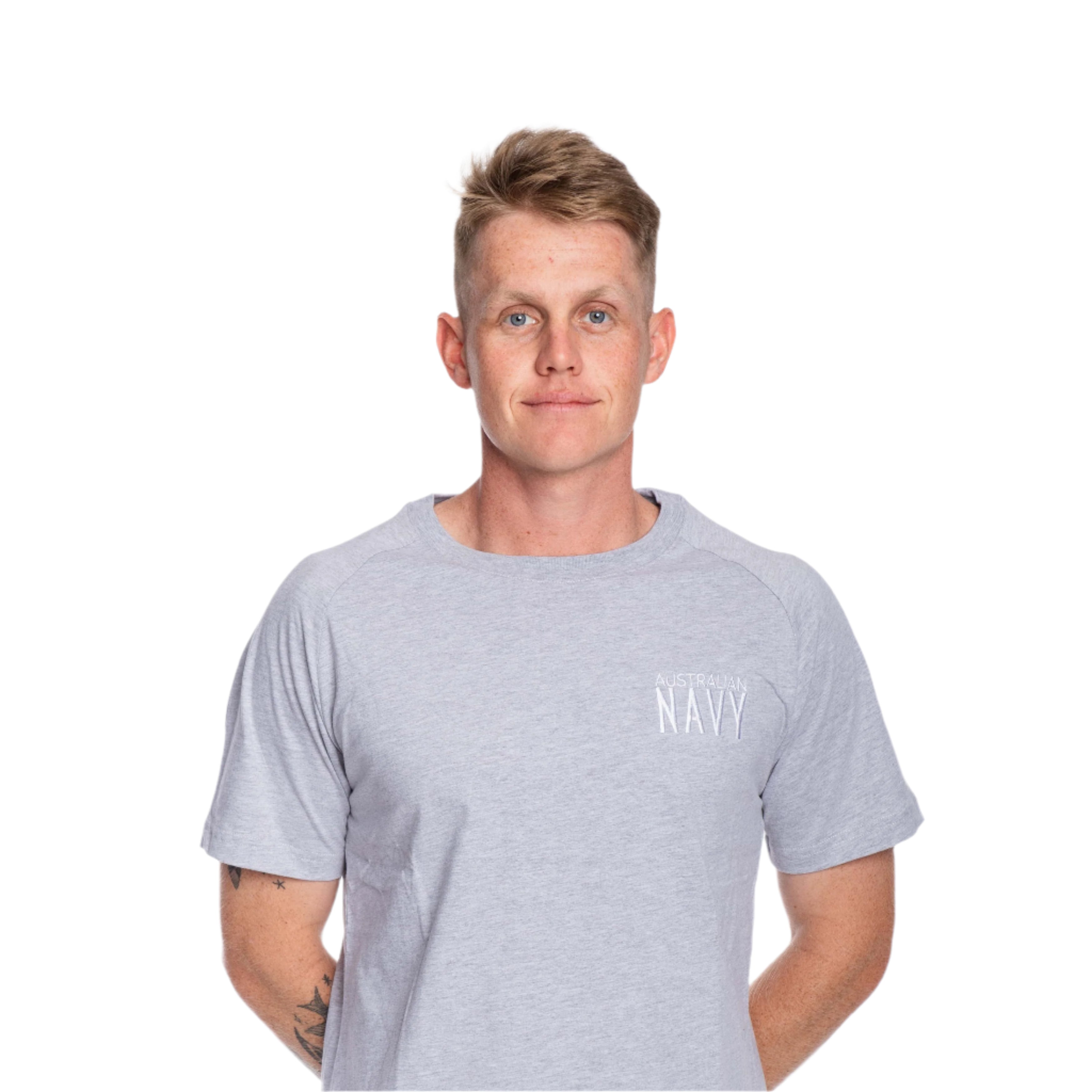TacSource Mens Cotton Tee - Grey – The Navy's Anchorage
